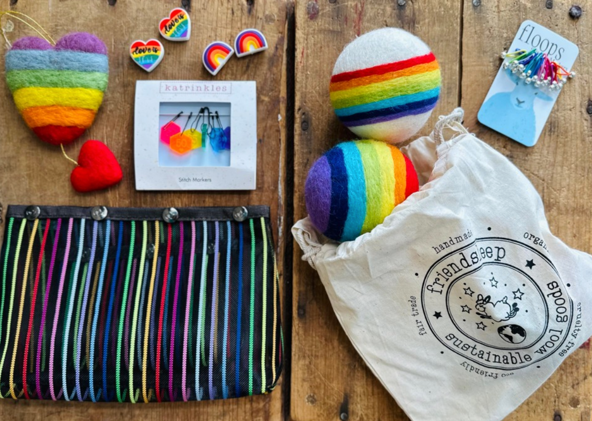 Rainbow – Fuzzy Goat